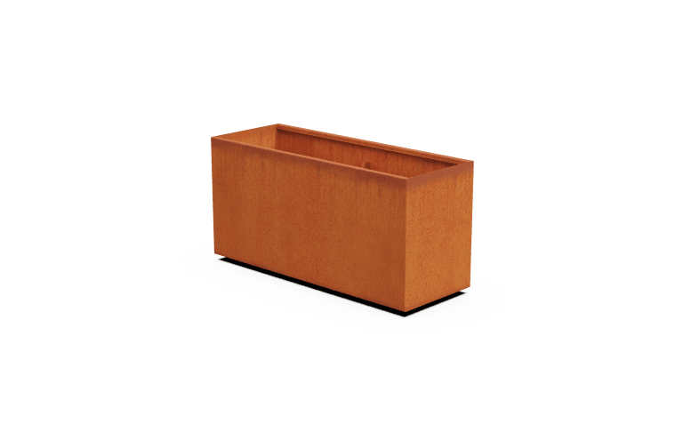 Corten Steel Rectangular Planter | PlanterCraft