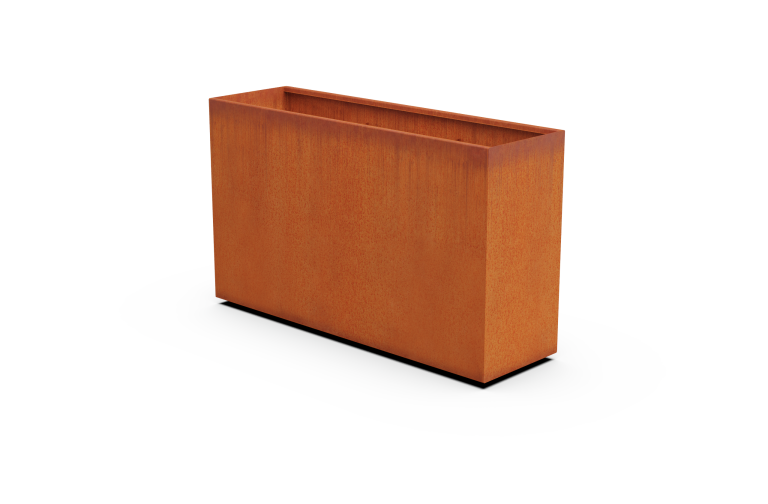 Corten Steel Rectangular Planter Clearance 30-36 | PlanterCraft