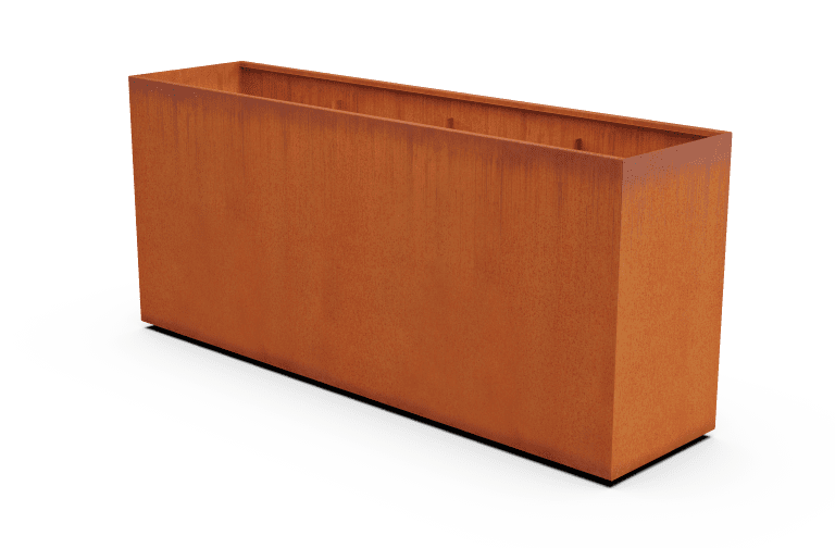 30-Inch Wide Planter | Corten Steel | PlanterCraft