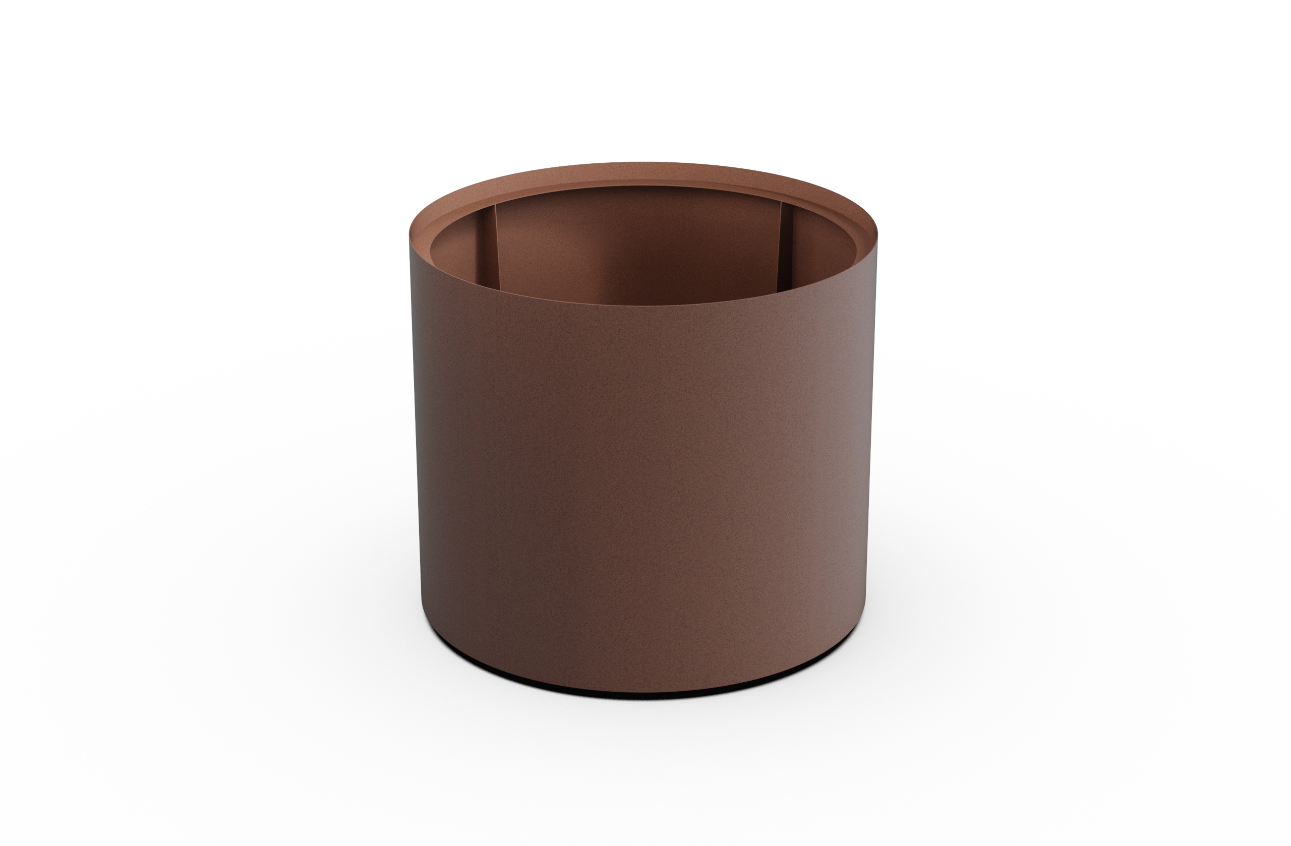 Large Aluminum Round Planter 42-48 inches | PlanterCraft